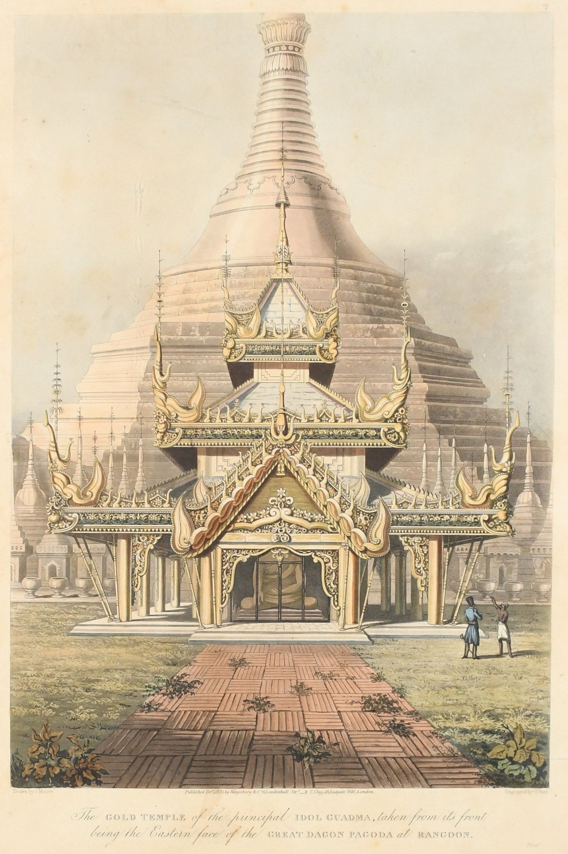 Joseph Moore | The Gold Temple of the Principal Idol Guadma; Scene upon ...