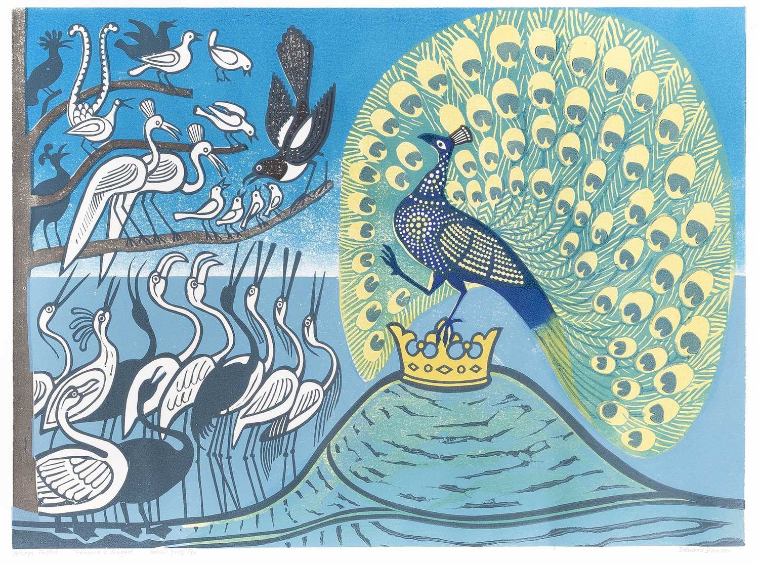 Edward Bawden | 'Aesop's Fables: Peacock and Magpie' (Circa 1970 ...