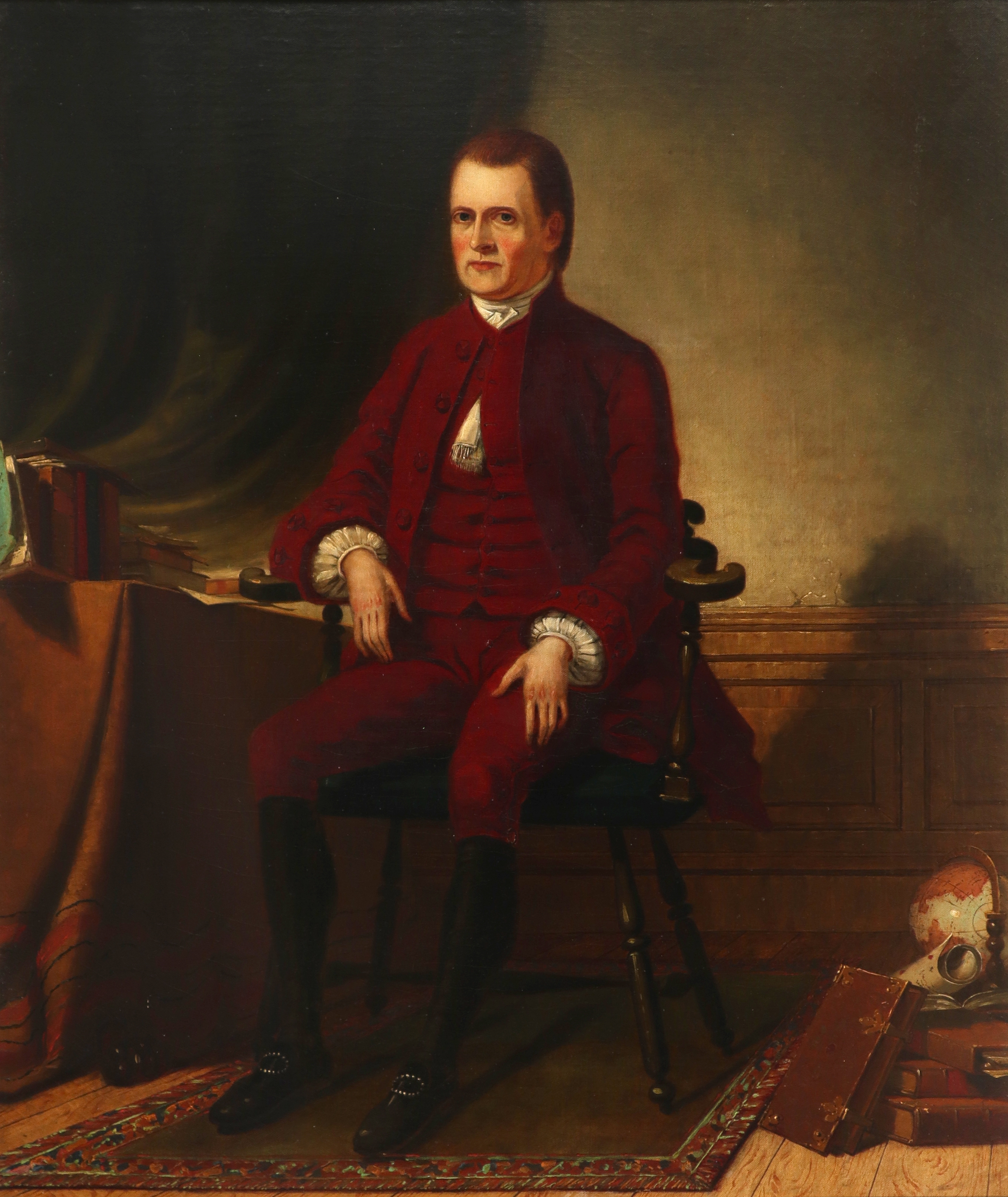 Ralph Earl | Portrait of Roger Sherman (1721-1793), full-length, seated ...