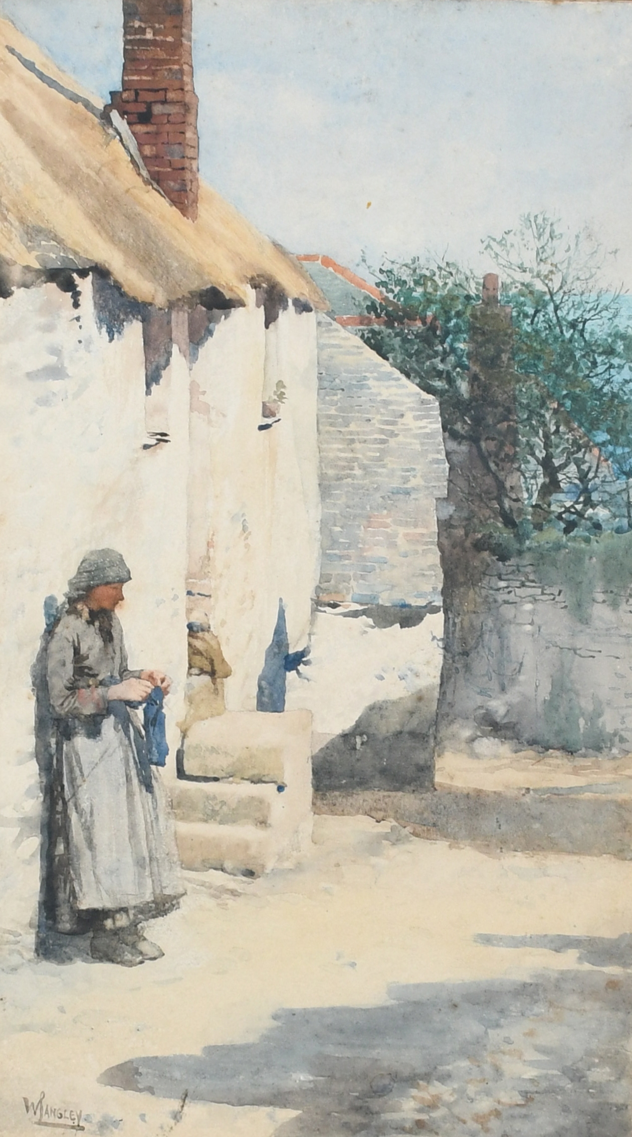 Walter Langley | Lost in thought | MutualArt