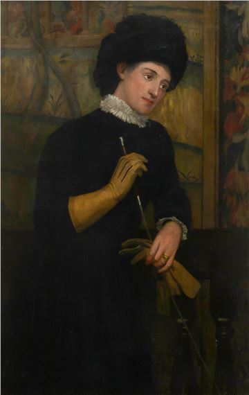 Matthew Ridley Corbet | Portrait of Annie Barbara Hannah (née Thomson ...