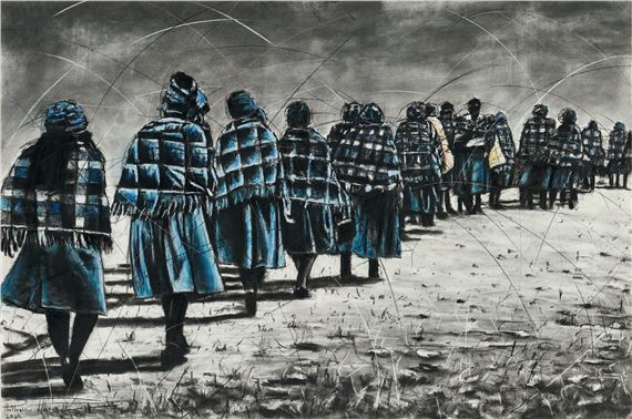 Phillemon Hlungwani | Sotho Women (2020) | MutualArt