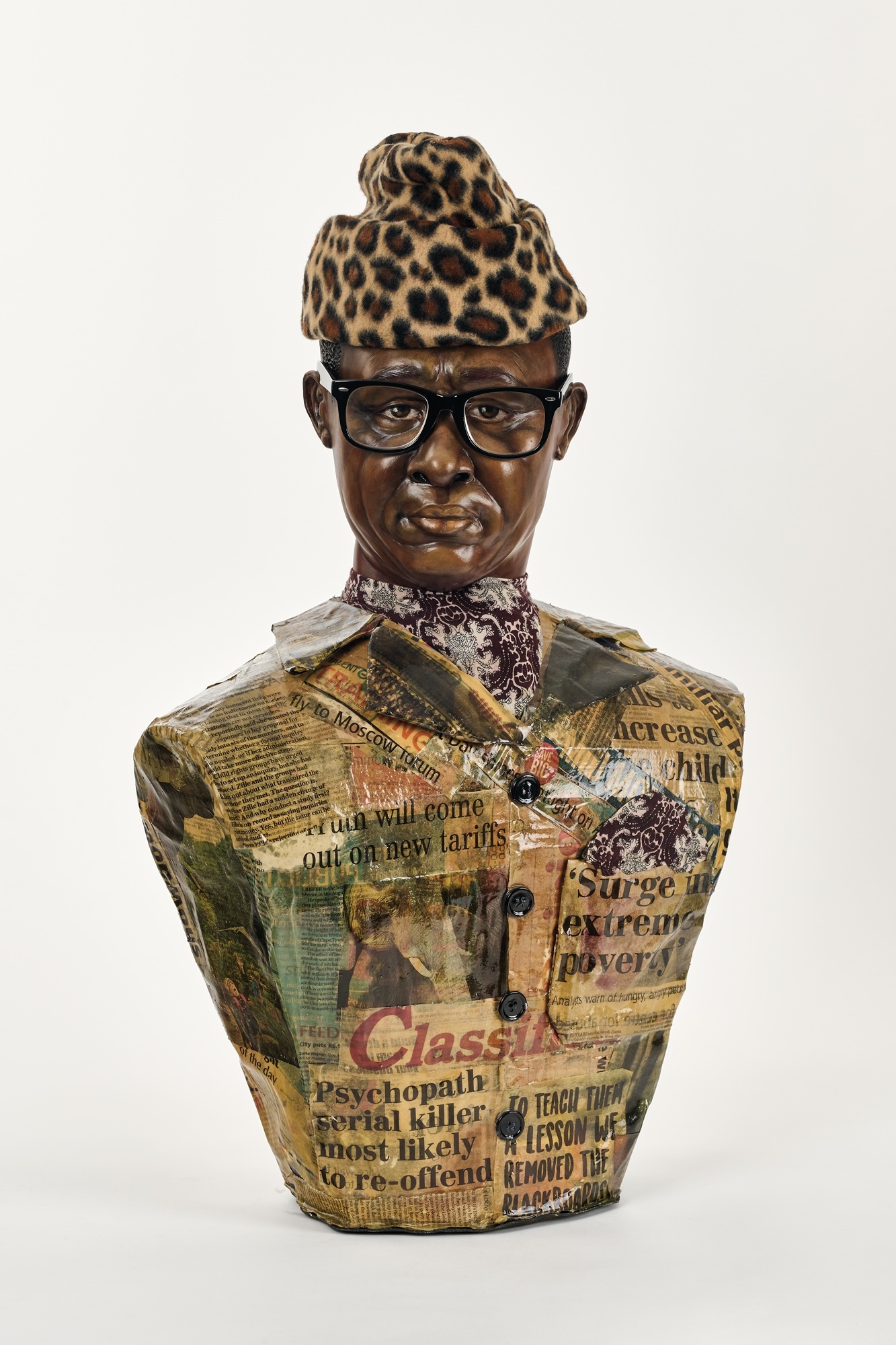 Maurice Mbikayi | Two Rises and Falls (Mobutu) (2019) | MutualArt