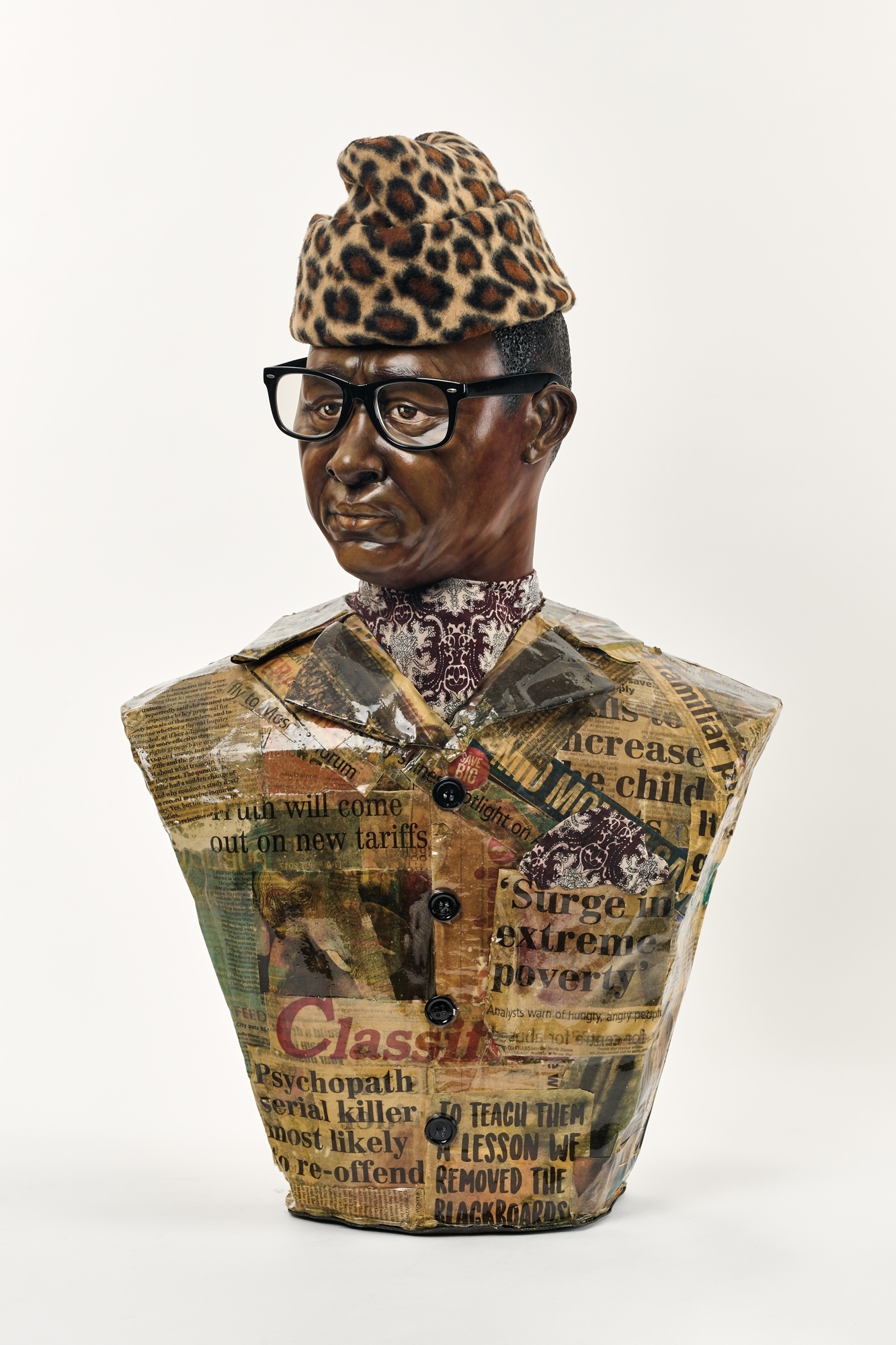 Maurice Mbikayi | Two Rises and Falls (Mobutu) (2019) | MutualArt