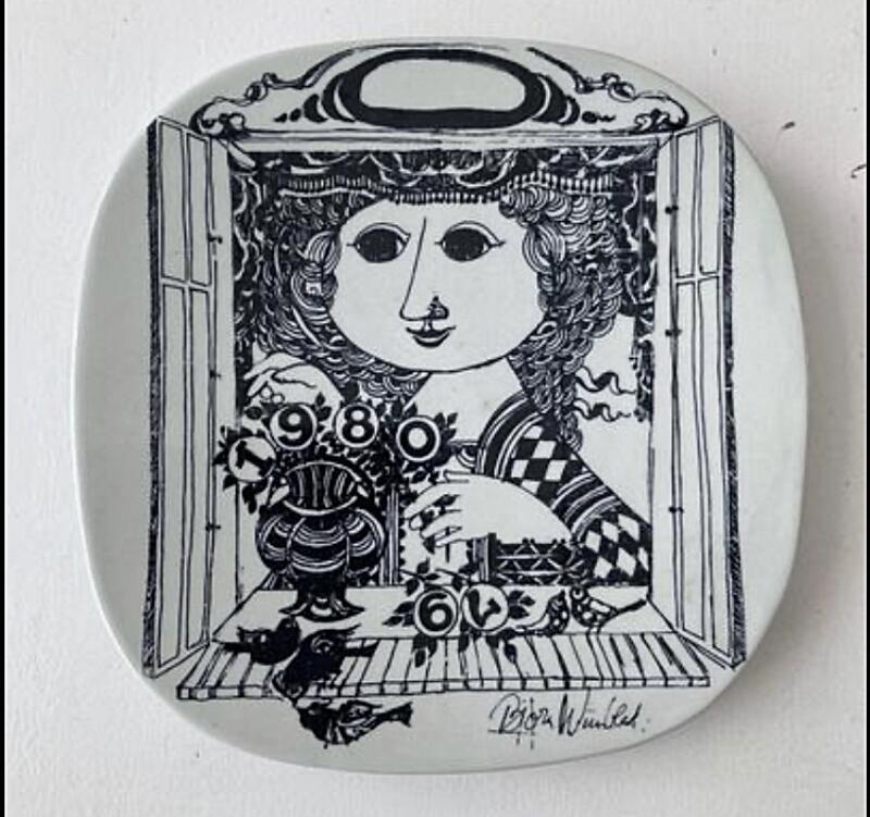 Bjorn Wiinblad | A collection of faiance platters | MutualArt