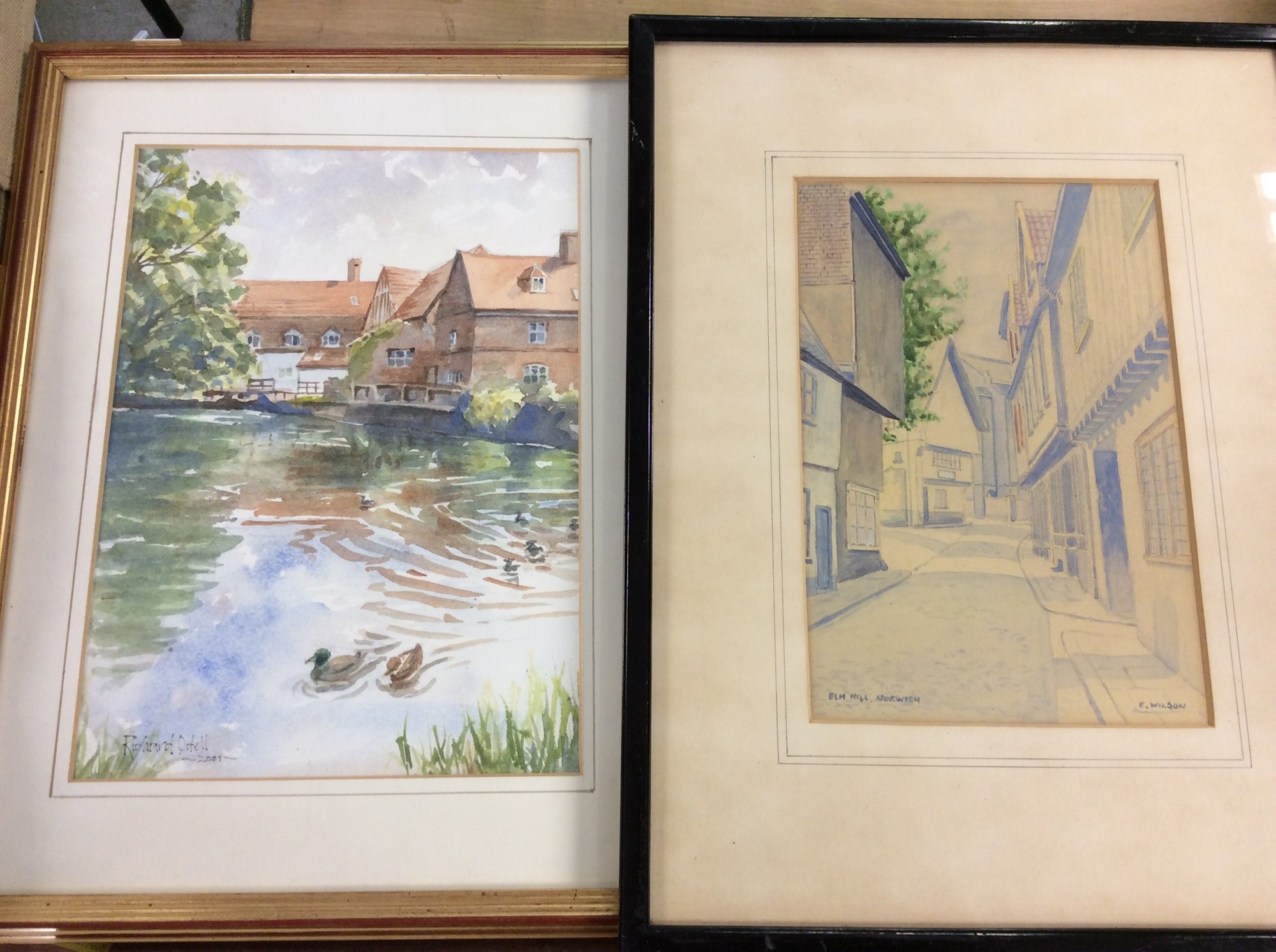 Norman Wilkinson | Norman Wilkinson Print of Battle Ships together with ...