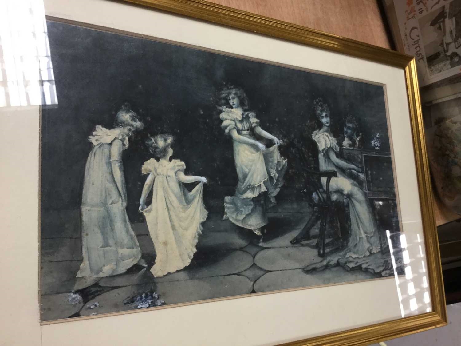 Victorian School, 19th Century | Victorian school watercolour family ...