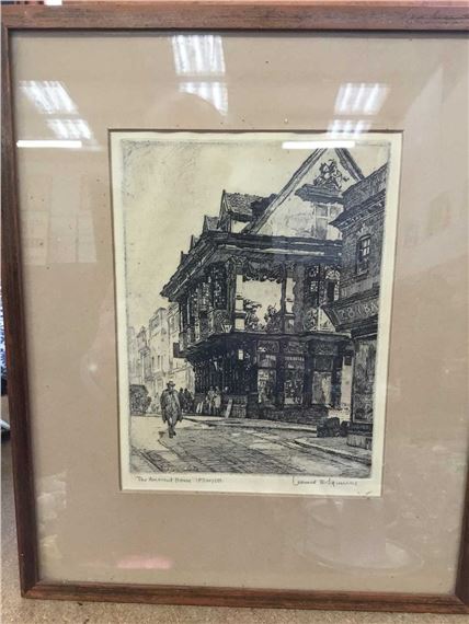 Leonard Russell Squirrell | - signed etching in glazed frame - The ...