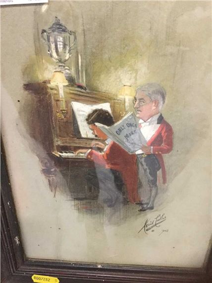 Cecil Cutler | Cecil Cutler Edwardian watercolour study, soldiers by ...
