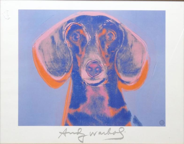 Andy Warhol | Andy Warhol foundation authorised print of a dog | MutualArt