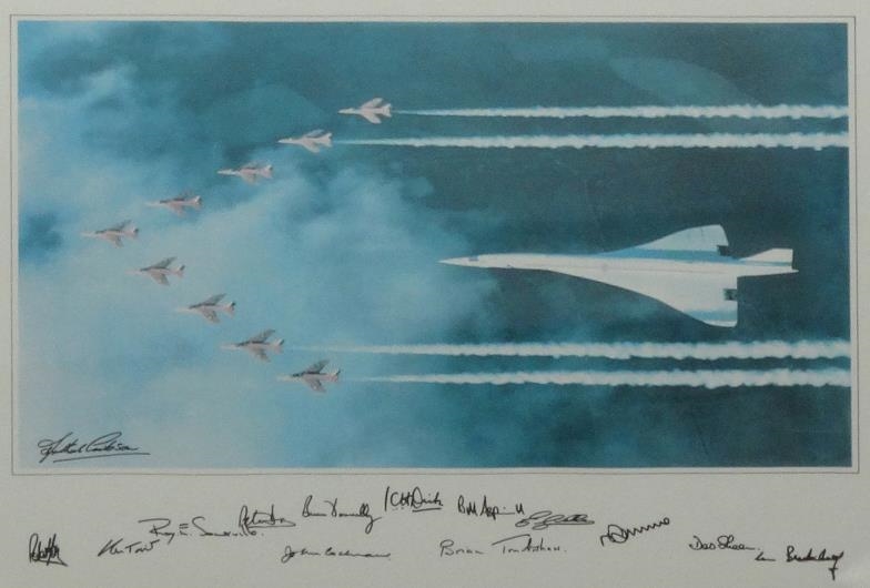 Arthur Gibson | Concorde and the Red Arrows | MutualArt