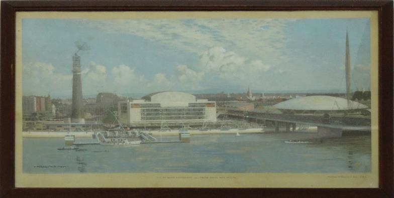 Norman Wilkinson | Print of the South Bank Exhibition 1951 from Shell ...
