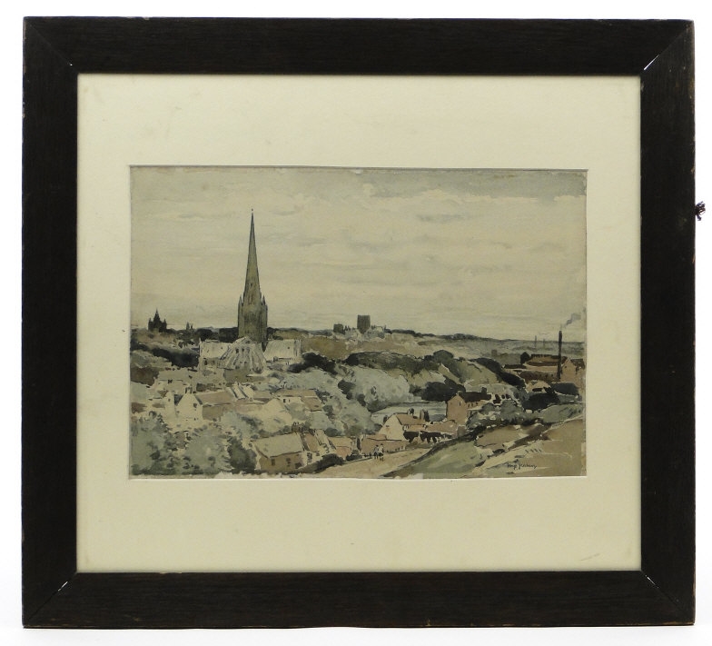 George Graham Graham | George Graham - Watercolour overview of a ...