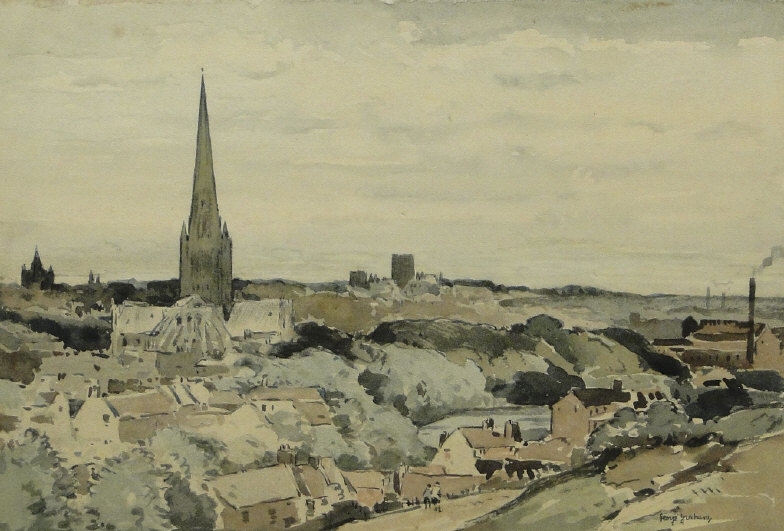George Graham Graham | George Graham - Watercolour overview of a ...