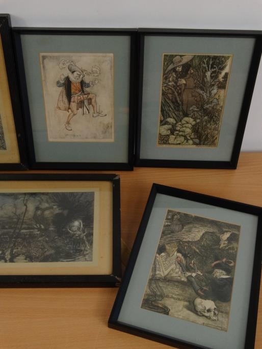 Arthur Rackham | Seven framed Arthur Rackham prints | MutualArt