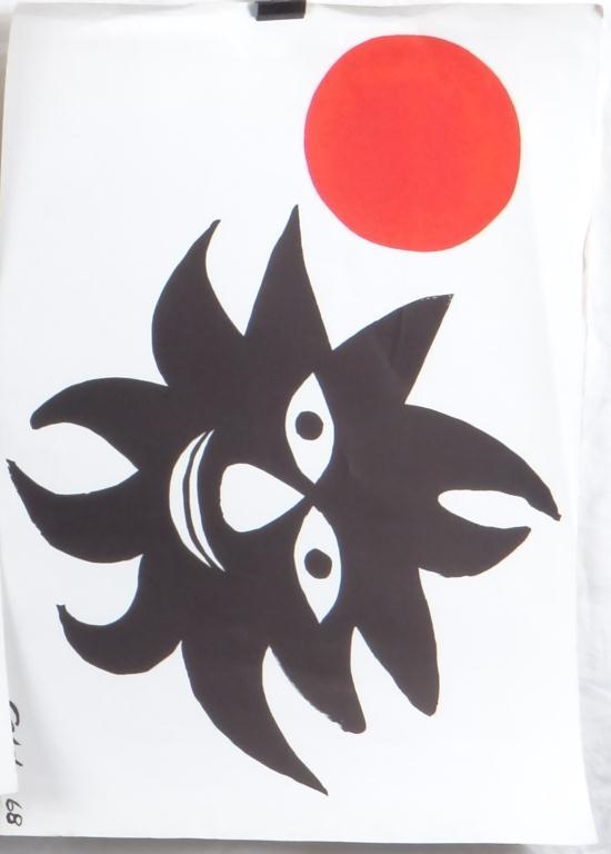 Alexander Calder | Joan Miro - Two open edition prints titled La ...