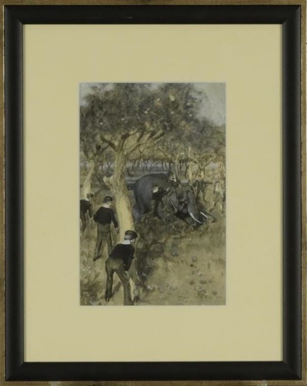 Chas Pears | Chas Pears 04 - Original watercolour illustration from ...