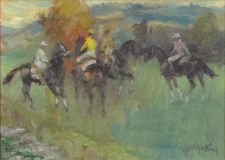 Guillermo Vargas Ruiz | Guillermo Vargas Ruiz - Horses and Riders - Oil ...