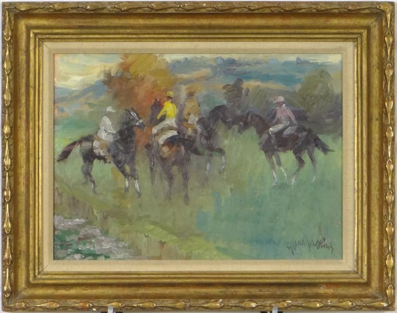 Guillermo Vargas Ruiz | Guillermo Vargas Ruiz - Horses and Riders - Oil ...
