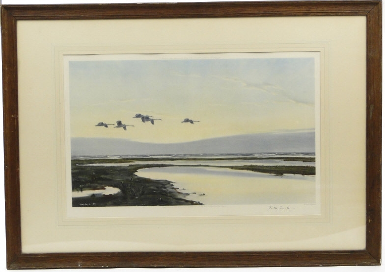 Peter Scott | Peter Scott - Pencil signed lithograph published by ...