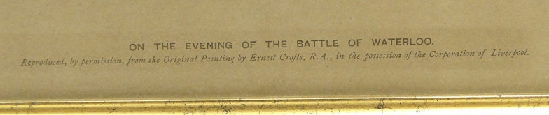W. Heath | Two 19th century lithographs depicting the Battle of ...