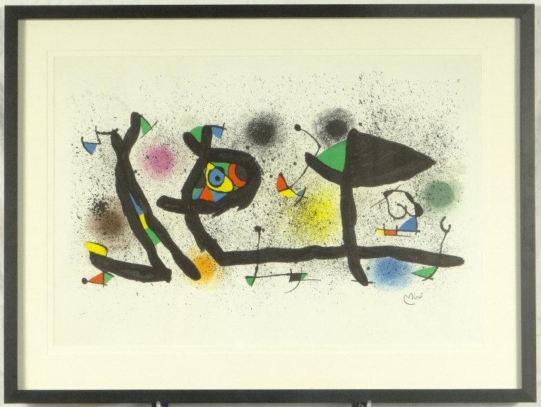 Joan Miró | Joan Miro - Print of an abstract composition | MutualArt