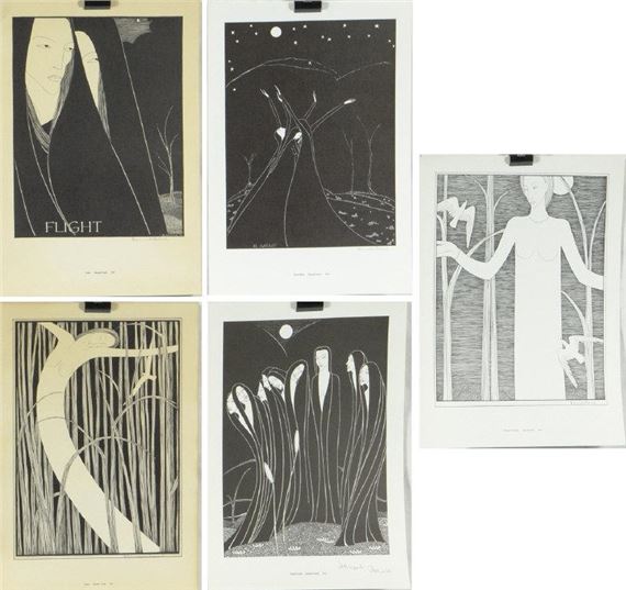 Hannah Frank | Hannah Frank - Five pencil signed prints | MutualArt