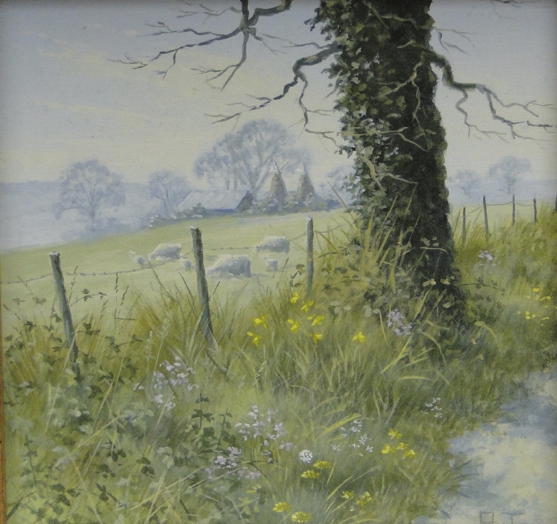 Peter Jay | Peter Jay - Two oil onto board landscape scenes | MutualArt