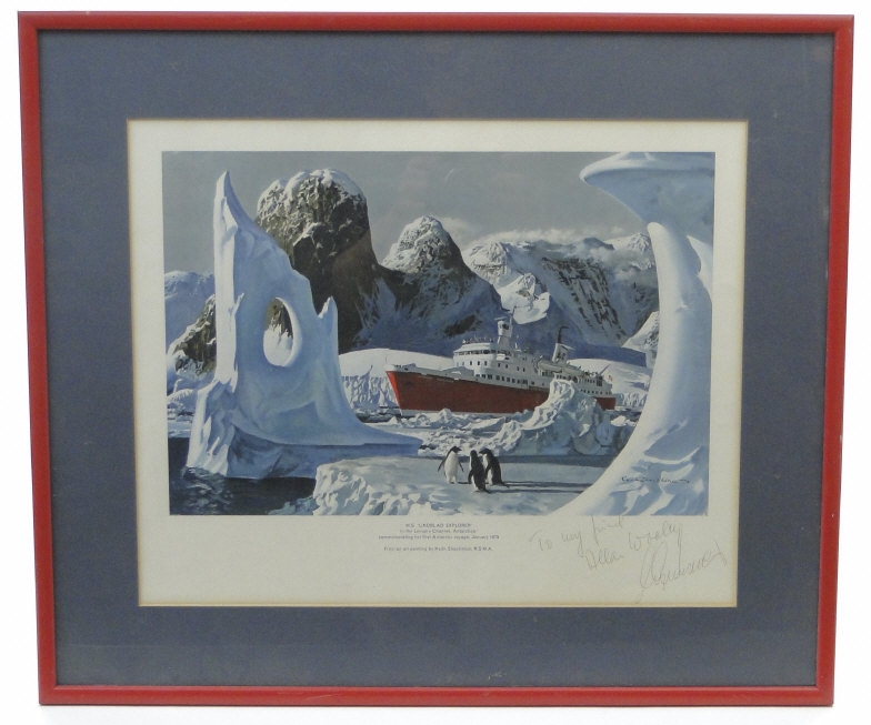Keith Shackleton | Signed lithograph by Keith Shackleton of the M.S ...
