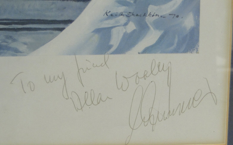 Keith Shackleton | Signed lithograph by Keith Shackleton of the M.S ...