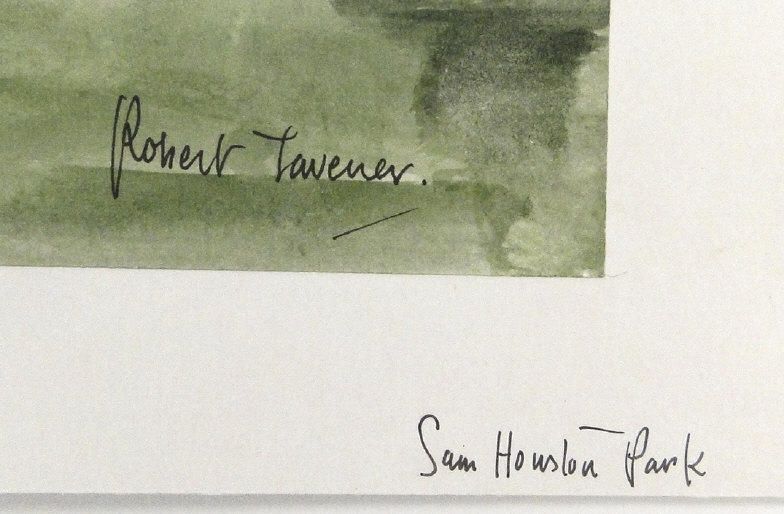 Robert Tavener | Robert Tavener - Pen and watercolour view of San ...