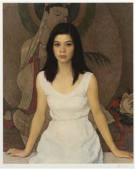 Jin Shangyi | The girl in a white dress (2012) | MutualArt