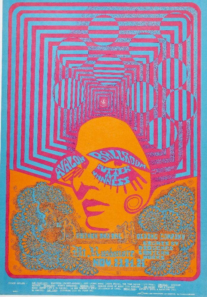 Bill Graham | Four psychedelic offset lithograph music posters | MutualArt