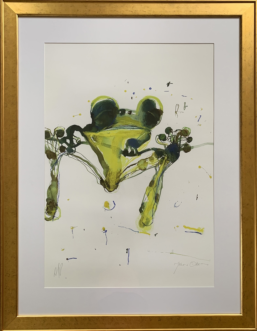 John Olsen | Leaping Frog | MutualArt