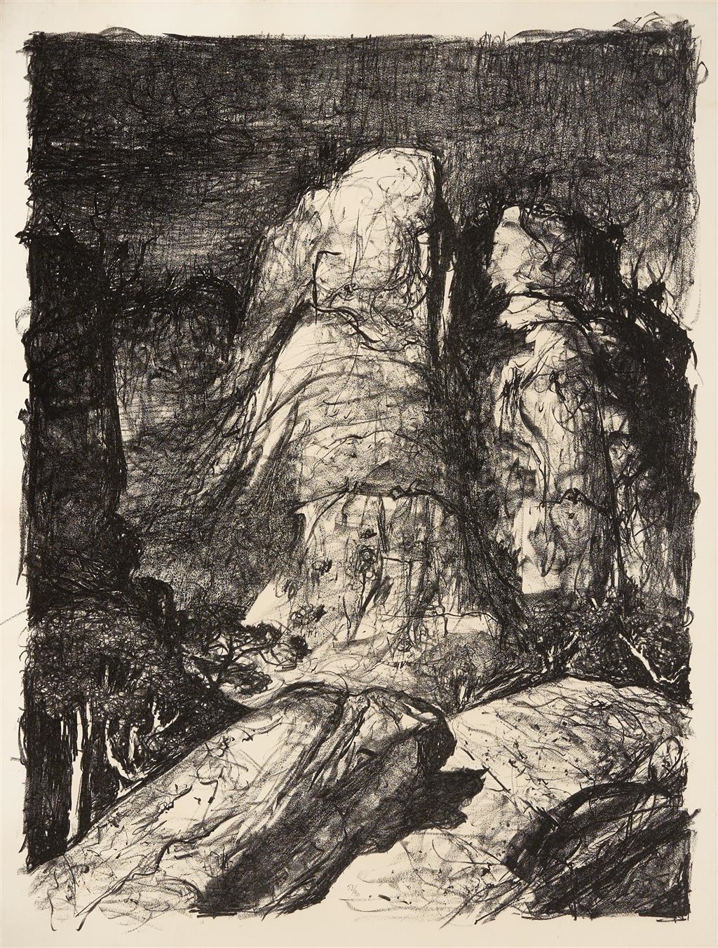 Lloyd Rees | Timeless Cliffs | MutualArt