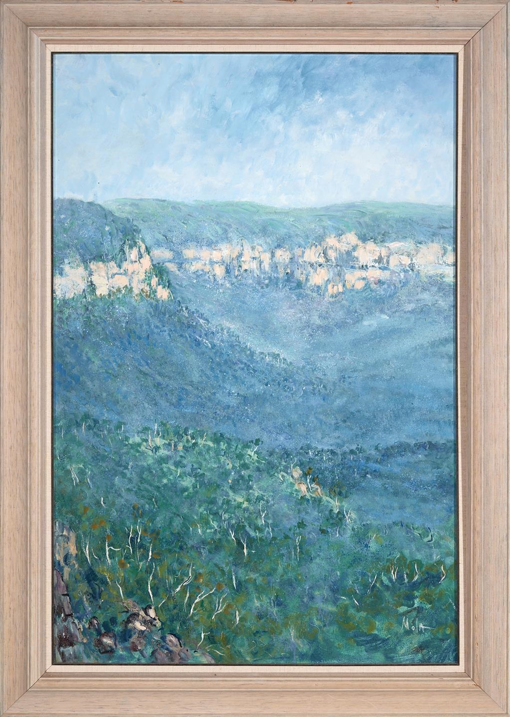 Judith Mola | Blue Mountains Lookout (Diptych) | MutualArt