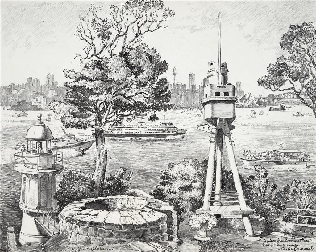 Cedric Emanuel | Sydney Harbour from Bradley's Head | MutualArt