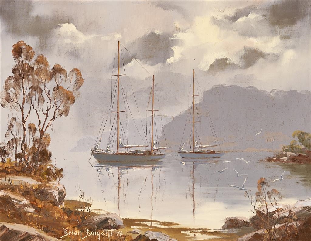 Brian Baigent | Early Morning, Cowan Waters (1976) | MutualArt