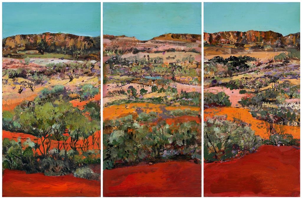 Eddi Kewley | The Painted Desert (Triptych) | MutualArt