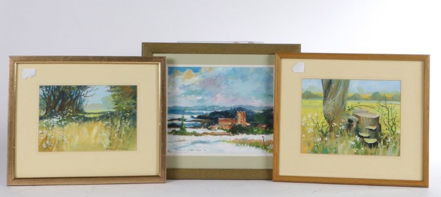 Leonard H. Pinder | Nine assorted landscapes | MutualArt