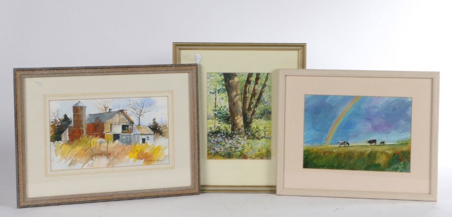 Leonard H. Pinder | Nine assorted landscapes | MutualArt