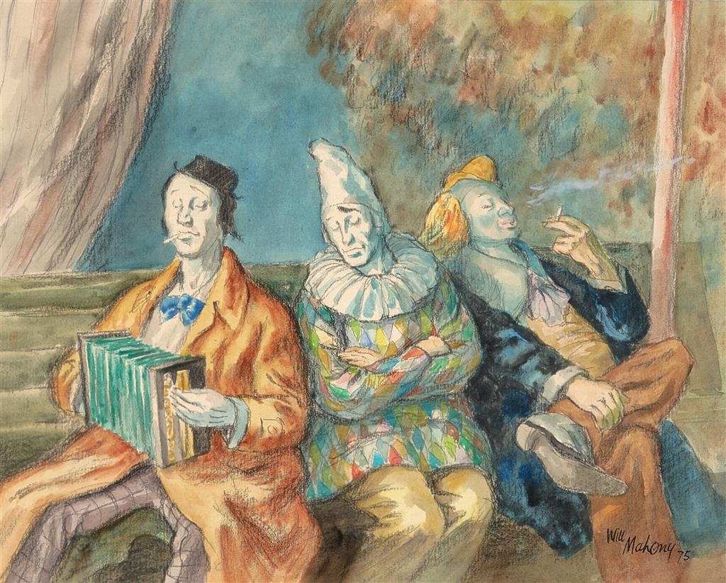 Will Mahony | The Clowns (1975) | MutualArt