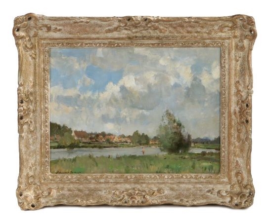 Edward Brian Seago | Fishing on the Broads | MutualArt