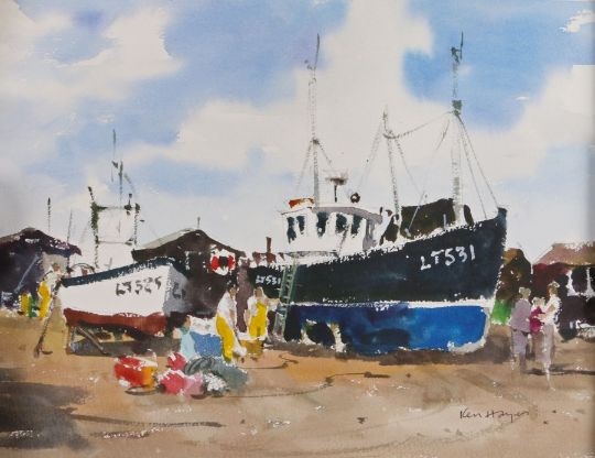 Ken Hayes | Boatyard, Southwold | MutualArt
