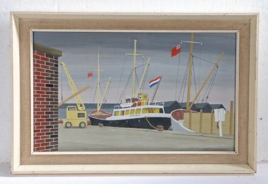 Patrick Kearney | Loading Timber at Kings Lynn, Norfolk (67) | MutualArt