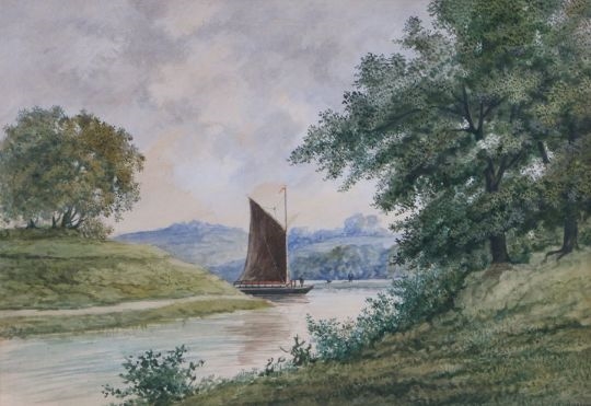 William Frederick Austin | Broadland Scene | MutualArt