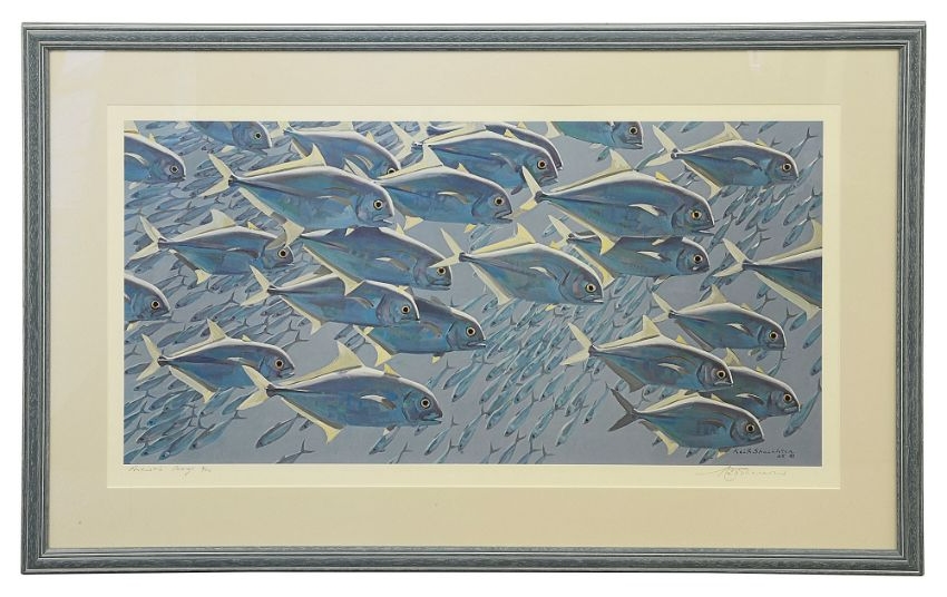 Keith Shackleton | School of Fish (1985) | MutualArt