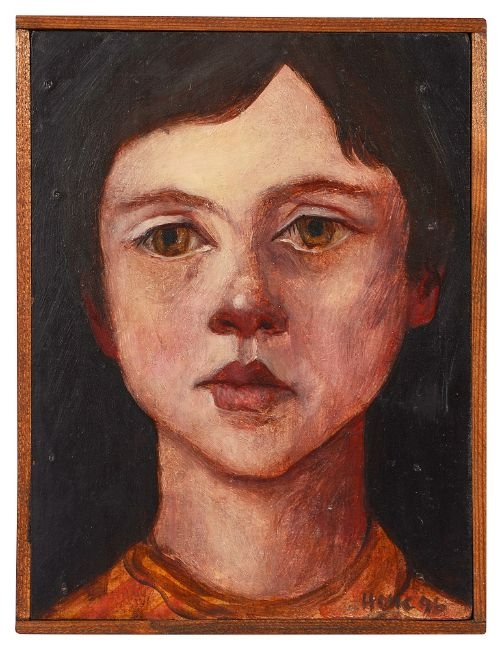 David Hosie | Head Study' (portrait of a boy) (1996) | MutualArt