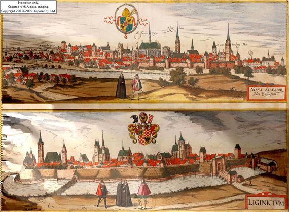 Braun and Hogenburg | Mapa Nysy i Legnicy (1618) | MutualArt