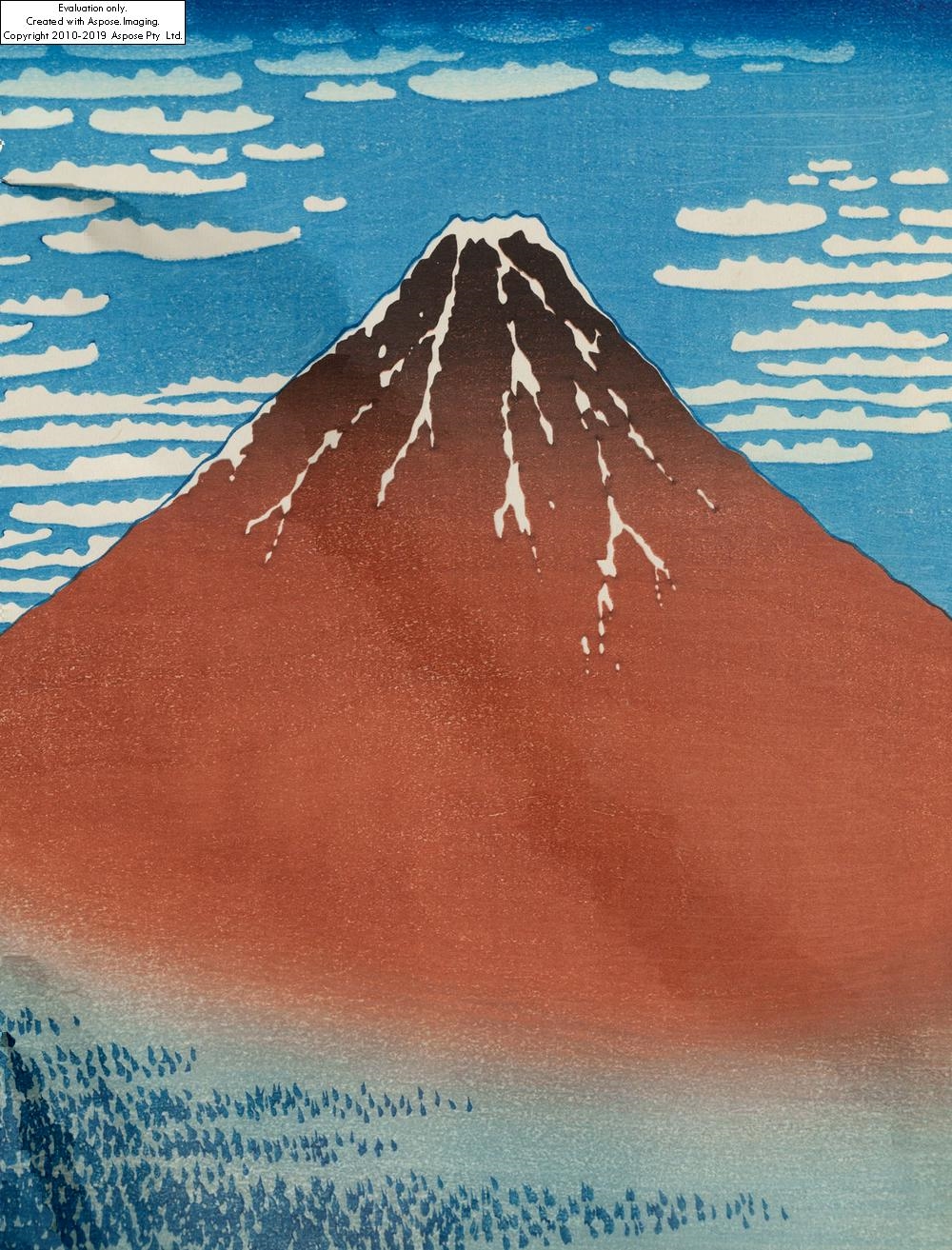 Katsushika Hokusai | Red Fuji | MutualArt